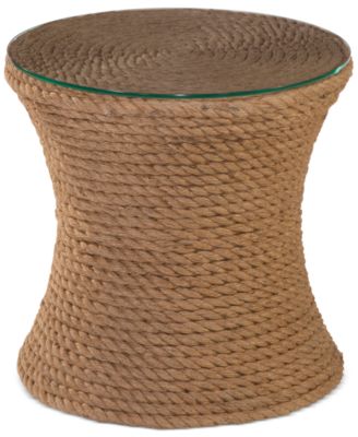 Sampson Round 18" End Table - Macy's