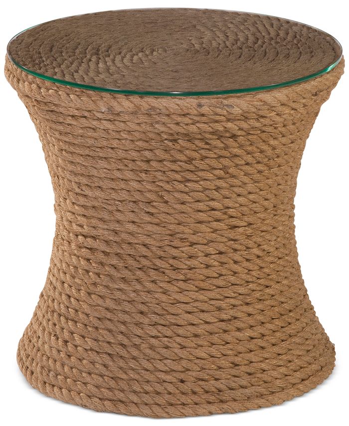 Furniture Sampson Round 18" End Table - Macy's