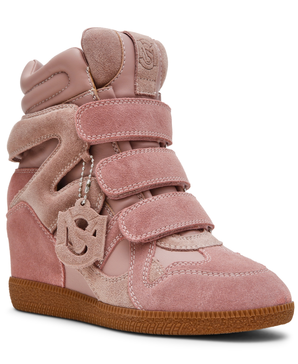 Click here for Steve Madden Womens Mavis High-Top Lace-Up Wedge S... prices