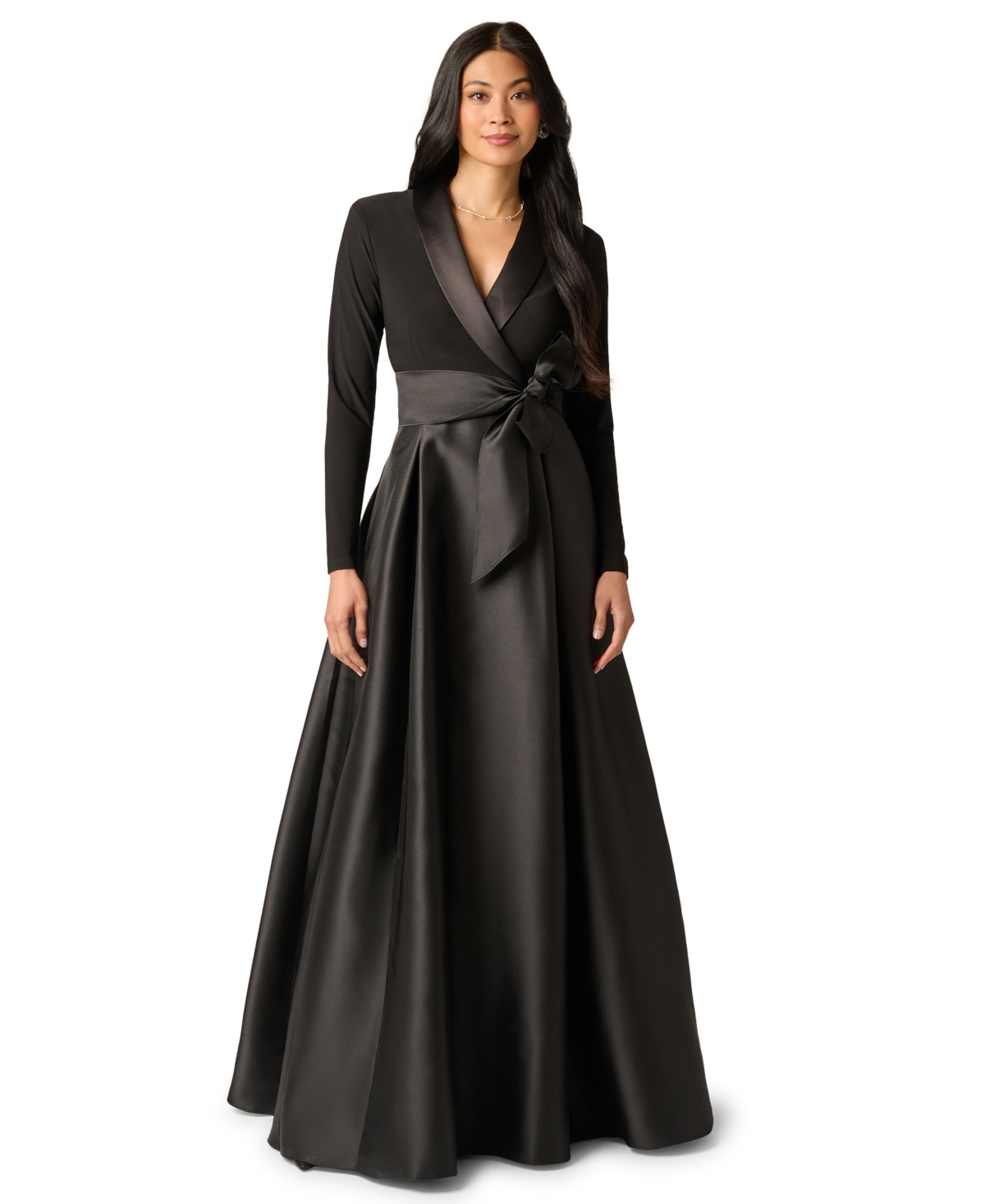 Click here for Adrianna Papell Womens Tuxedo Combo Fit and Flare... prices