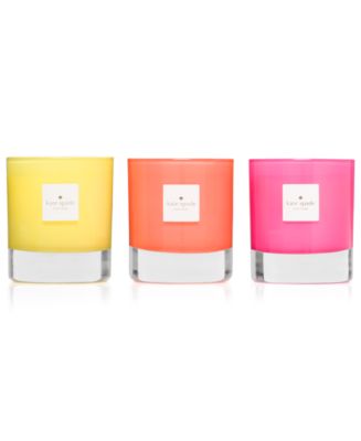 kate spade new york Live Colorfully Candle Trio - Macy's