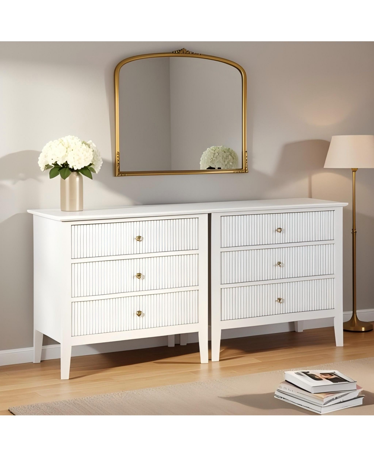 Click here for 32 x 16 x 30 in Set of 2 Three Drawer Chest  Engin... prices