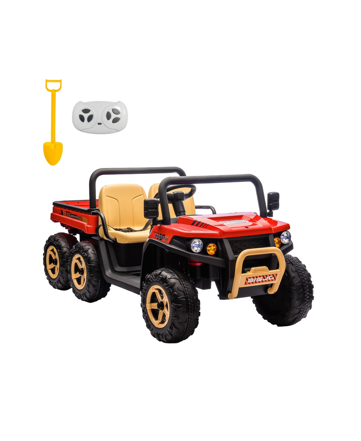 Click here for 6 Wheel Kids Ride On Utv with Rear Cargo Bed  2-Se... prices