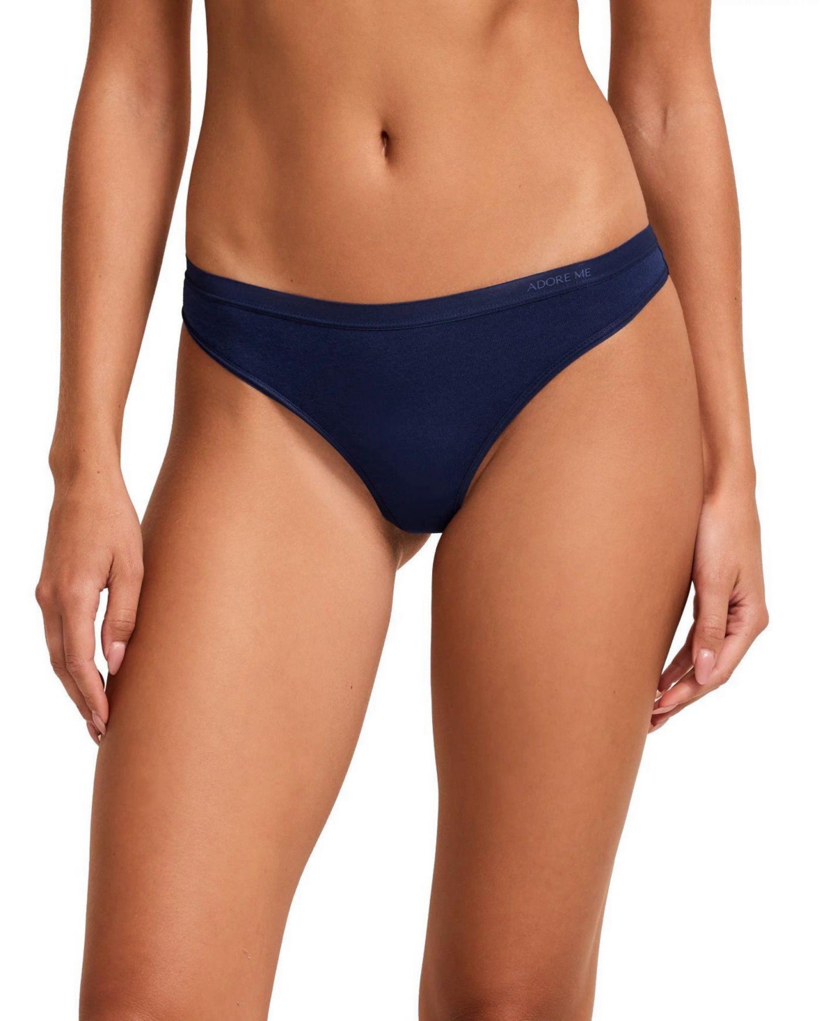 Click here for Adore Me Womens Ezra Thong Panty - Dark blue prices