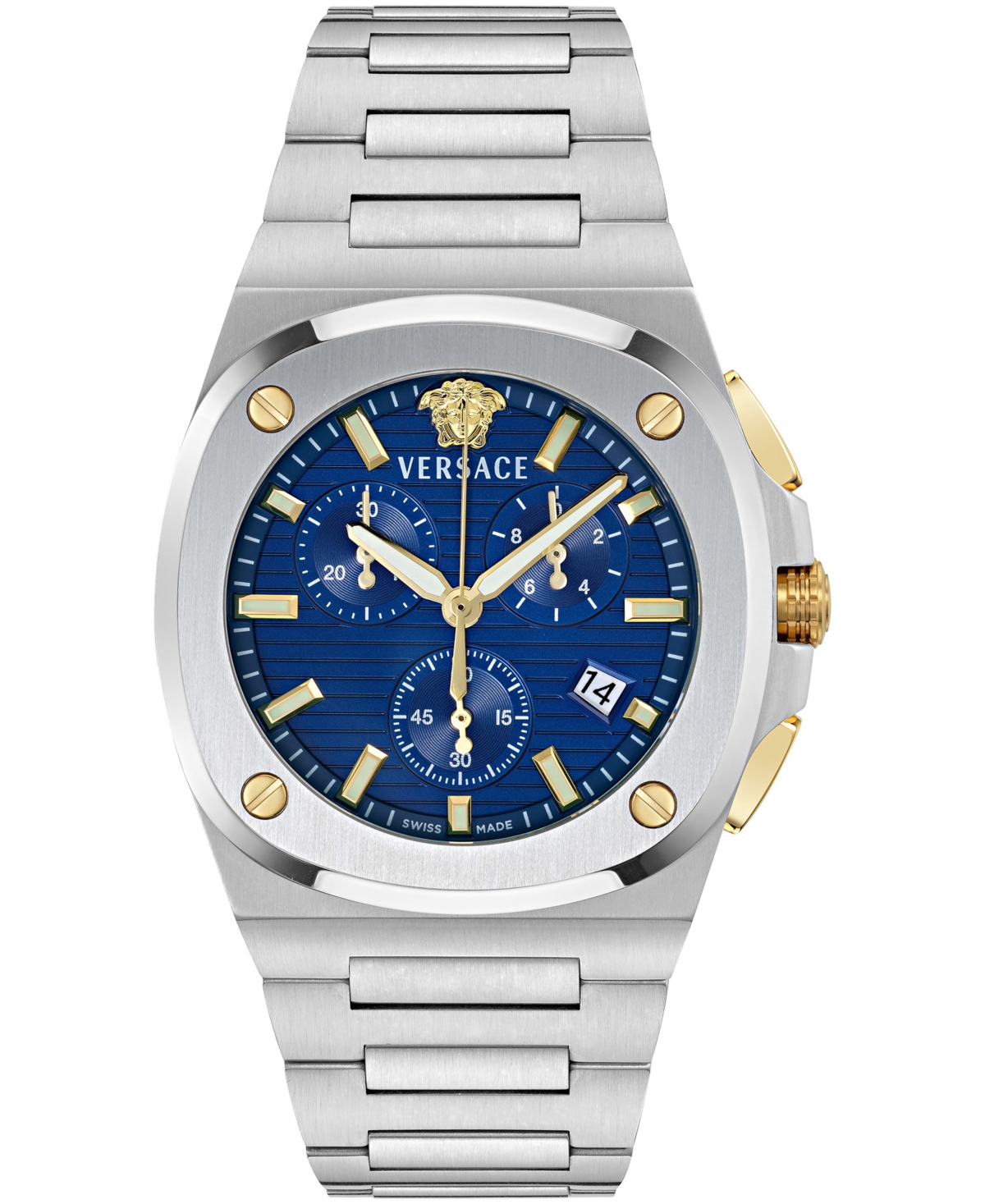 Click here for Versace Mens Tolomeo Chrono Two-Tone Stainless Ste... prices