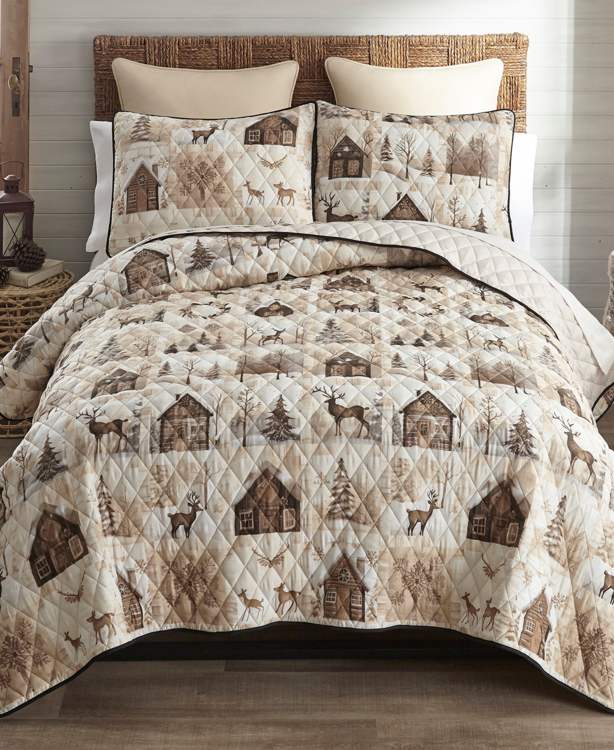 Click here for Your Lifestyle Antique Winter 2-Piece Quilt Set  T... prices
