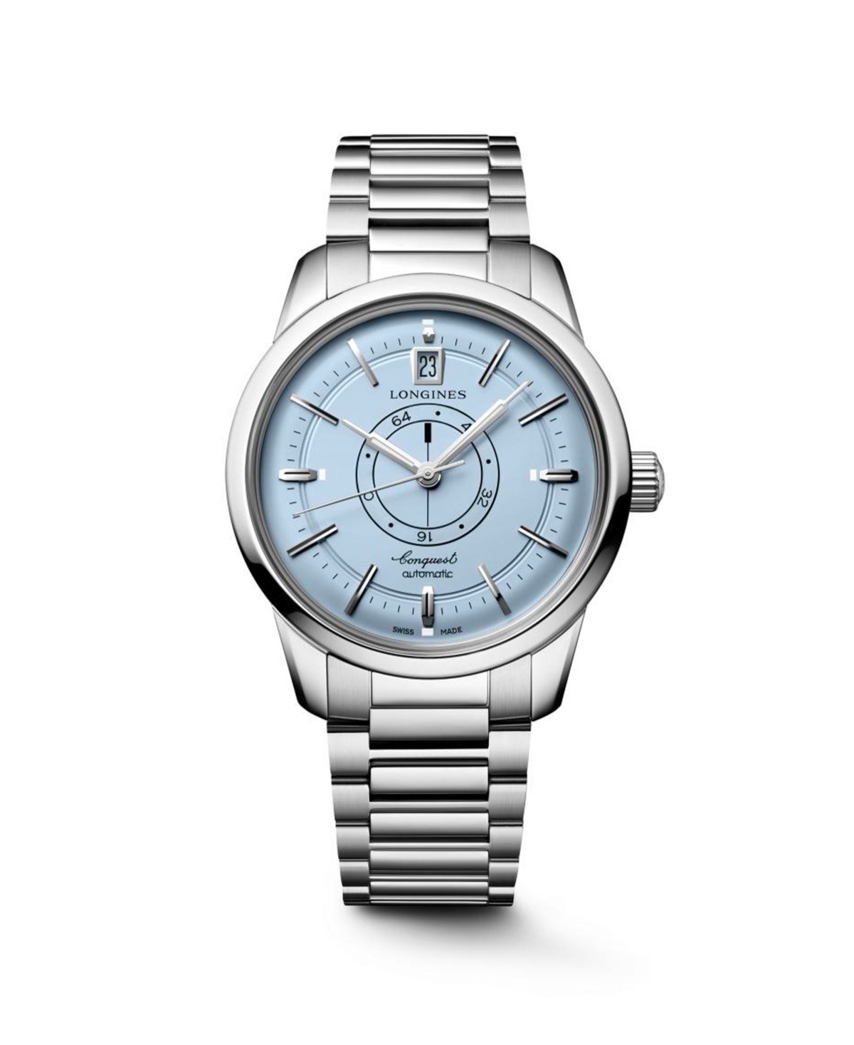 Click here for Longines Mens Conquest Heritage Silver Stainless S... prices