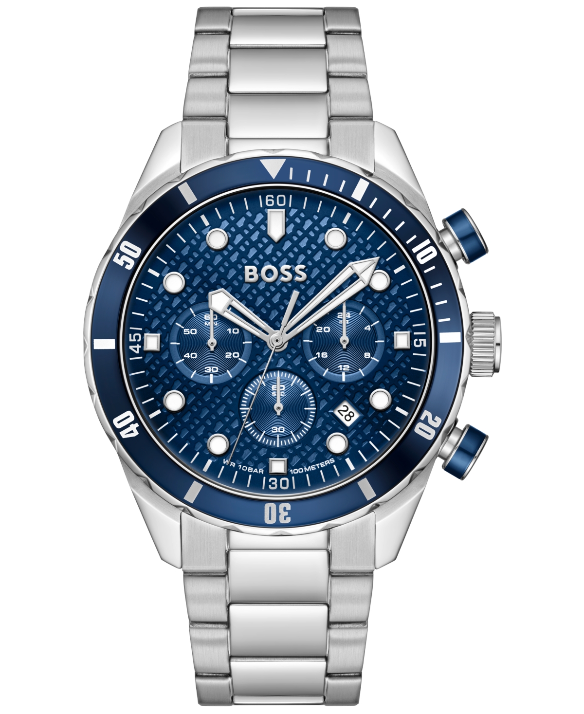 Click here for Hugo Boss Mens Boss Chronomatix Quartz Chrono Stai... prices