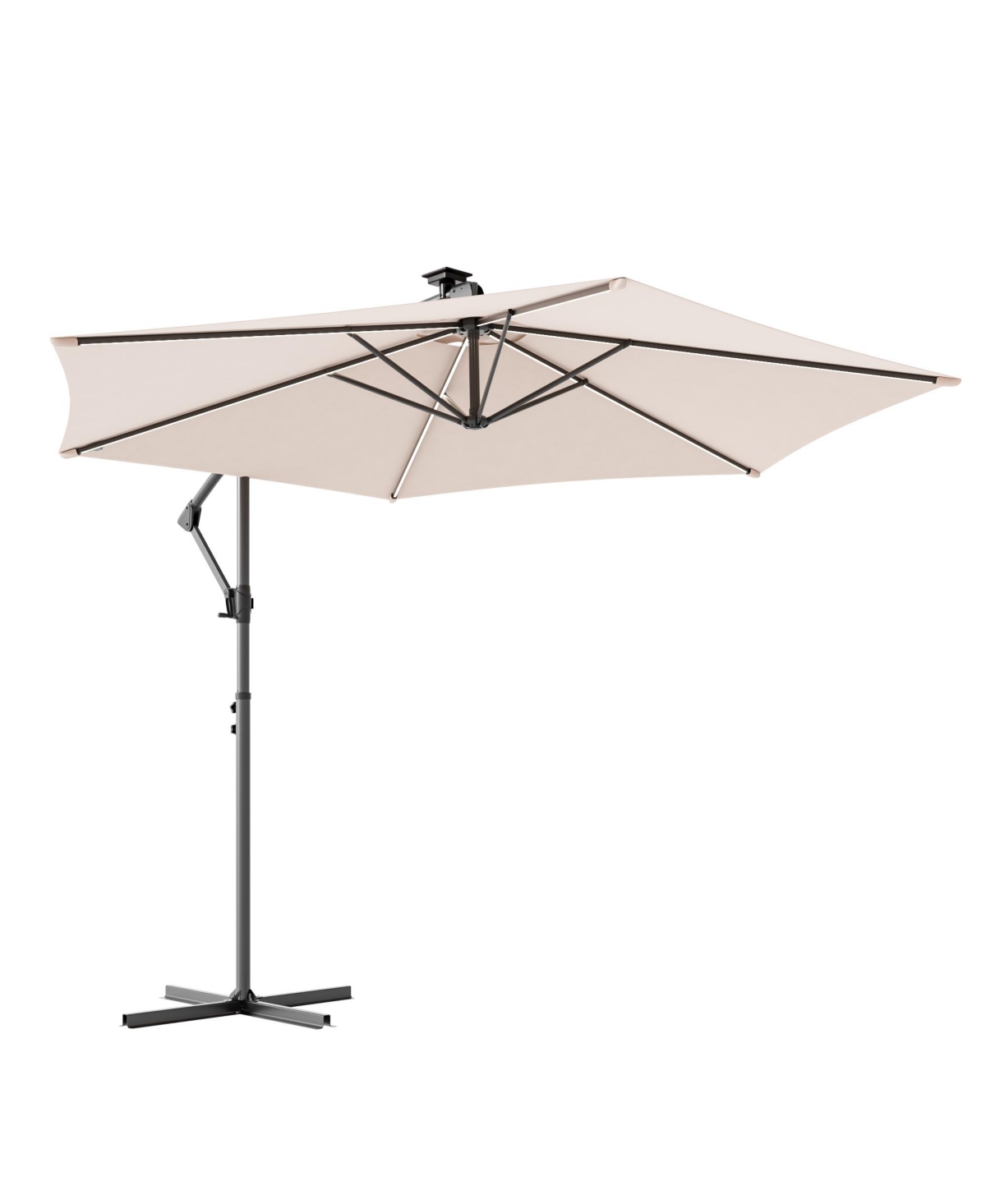 Click here for Sonkuki 10 Feet Outdoor Patio Hanging Offset Canti... prices