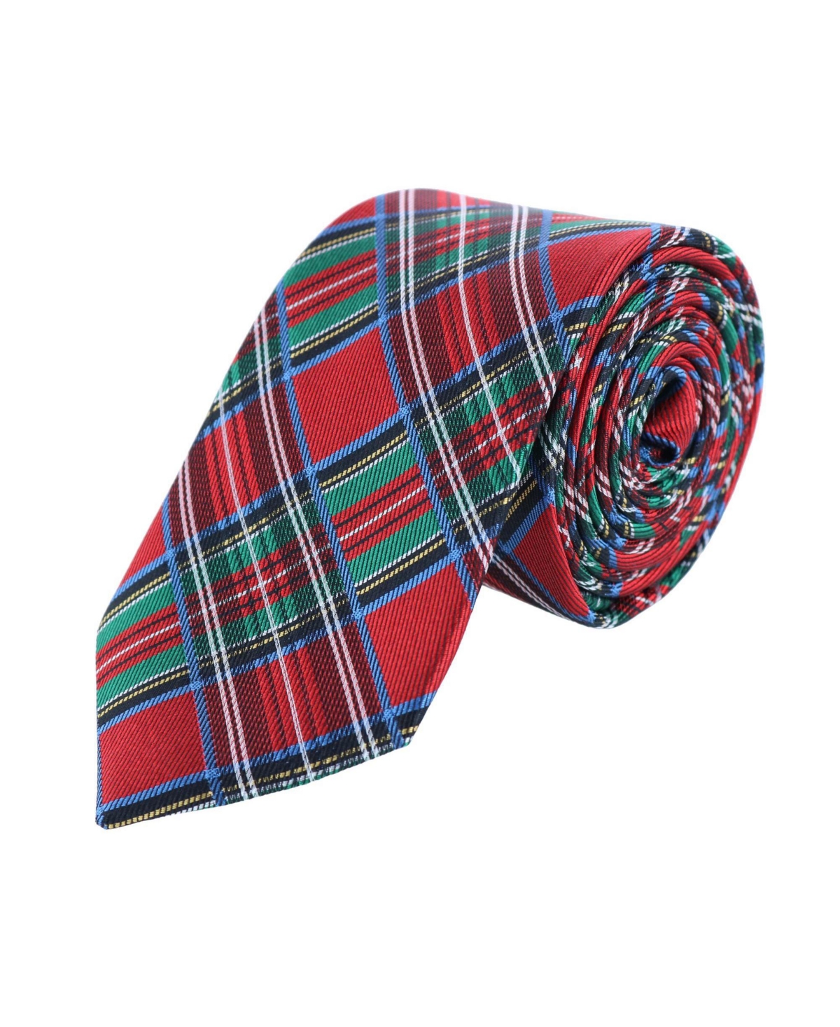 Click here for Trafalgar Mens Nicholas Tartan Plaid Silk Necktie... prices