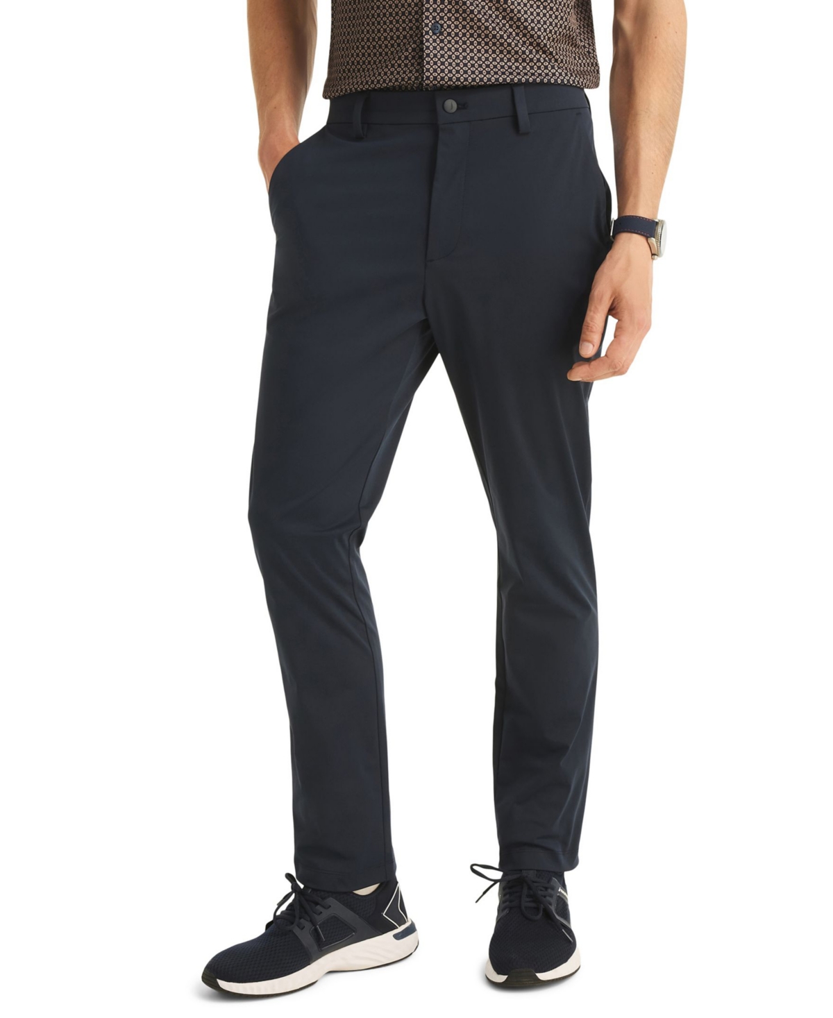 Click here for Nautica Mens Performance Slim-Fit Pant - Navy Seas prices