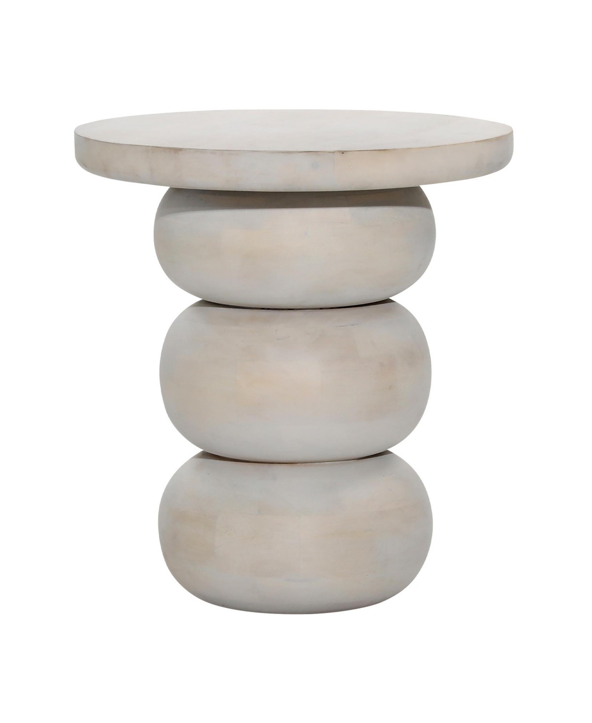 Click here for Dovetail Furniture Doretta Mango Wood Side Table -... prices