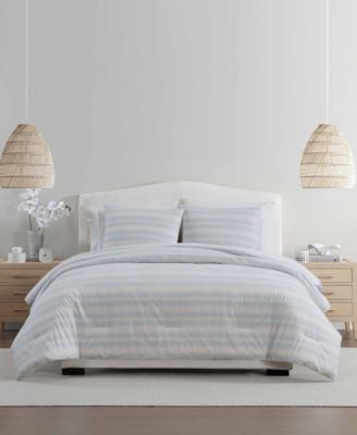 Click here for Palm Aire Bay Textured Stripe 3 Piece Comforter Se... prices