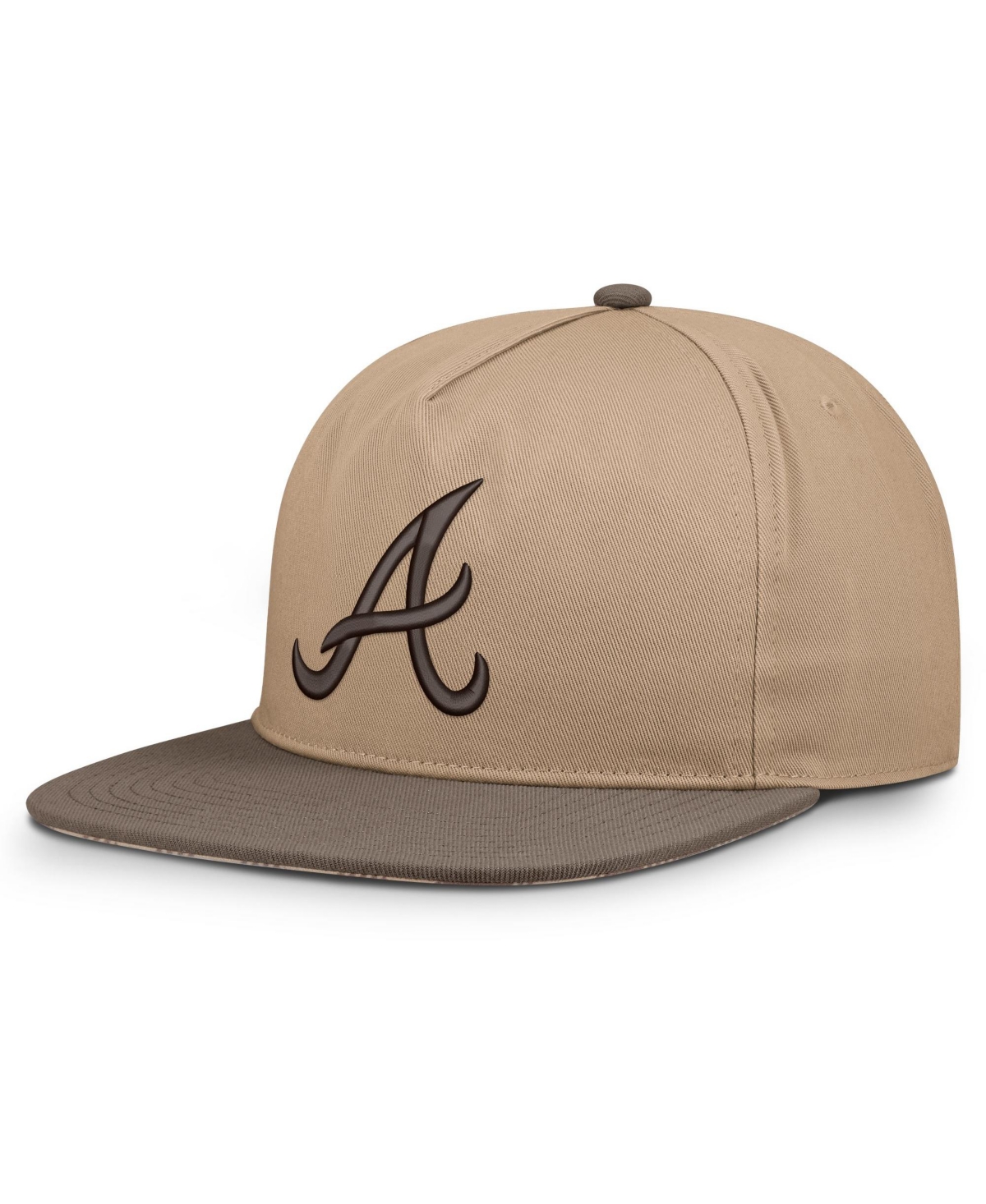 Click here for Nike Mens Light Brown Atlanta Braves Statement Adj... prices