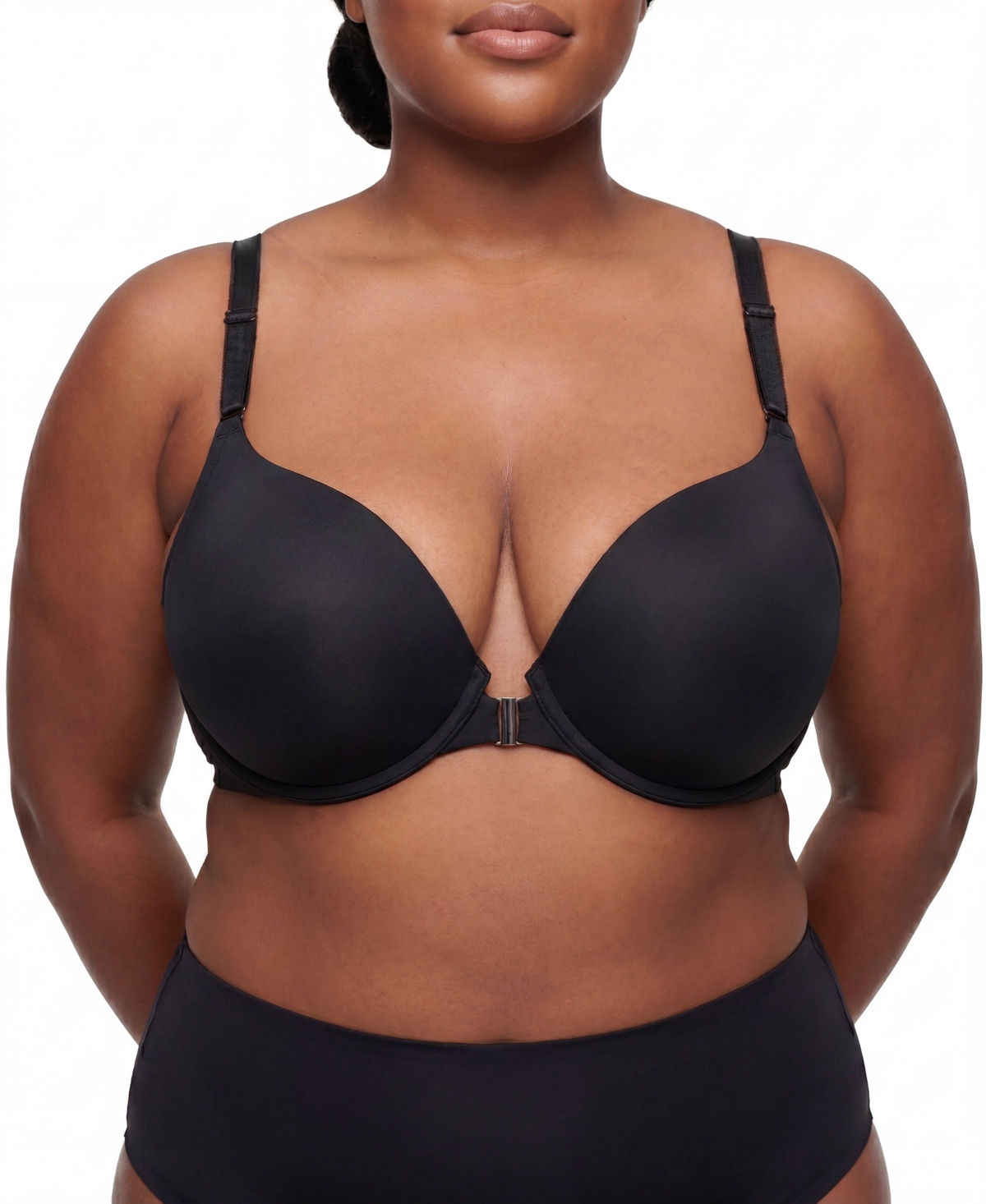 Click here for Torrid Plus Size Plunge Push-Up Underwire Bra - Bl... prices