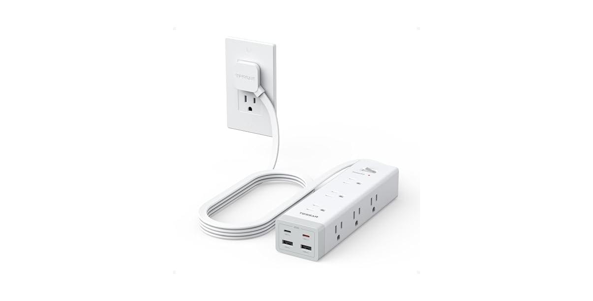 Click here for Tessan Power Strip with Usb Charging with 20W  6 F... prices