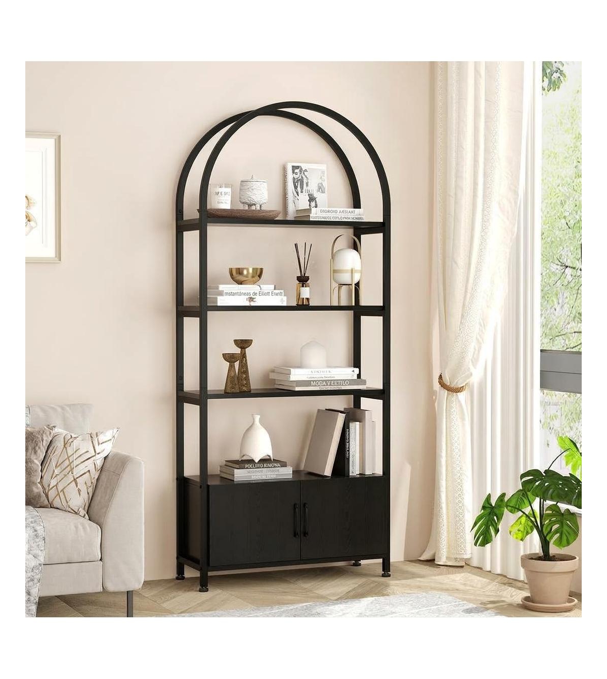 Click here for 31.5W x 11D x 71.3H Engineered Wood and Iron Doubl... prices