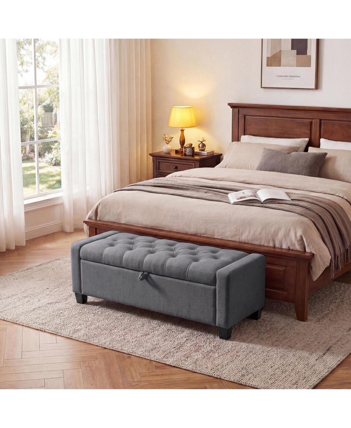 Click here for 51 in. Upholstered Storage Bench with Lift-Up Seat... prices