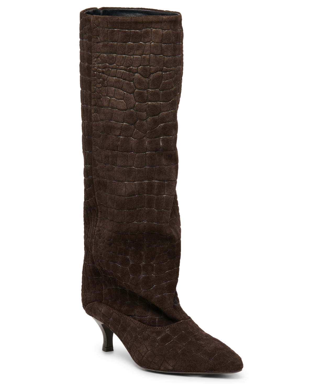 Click here for Dolce Vita Womens Roxy Snake Embossed Slouch Tall... prices