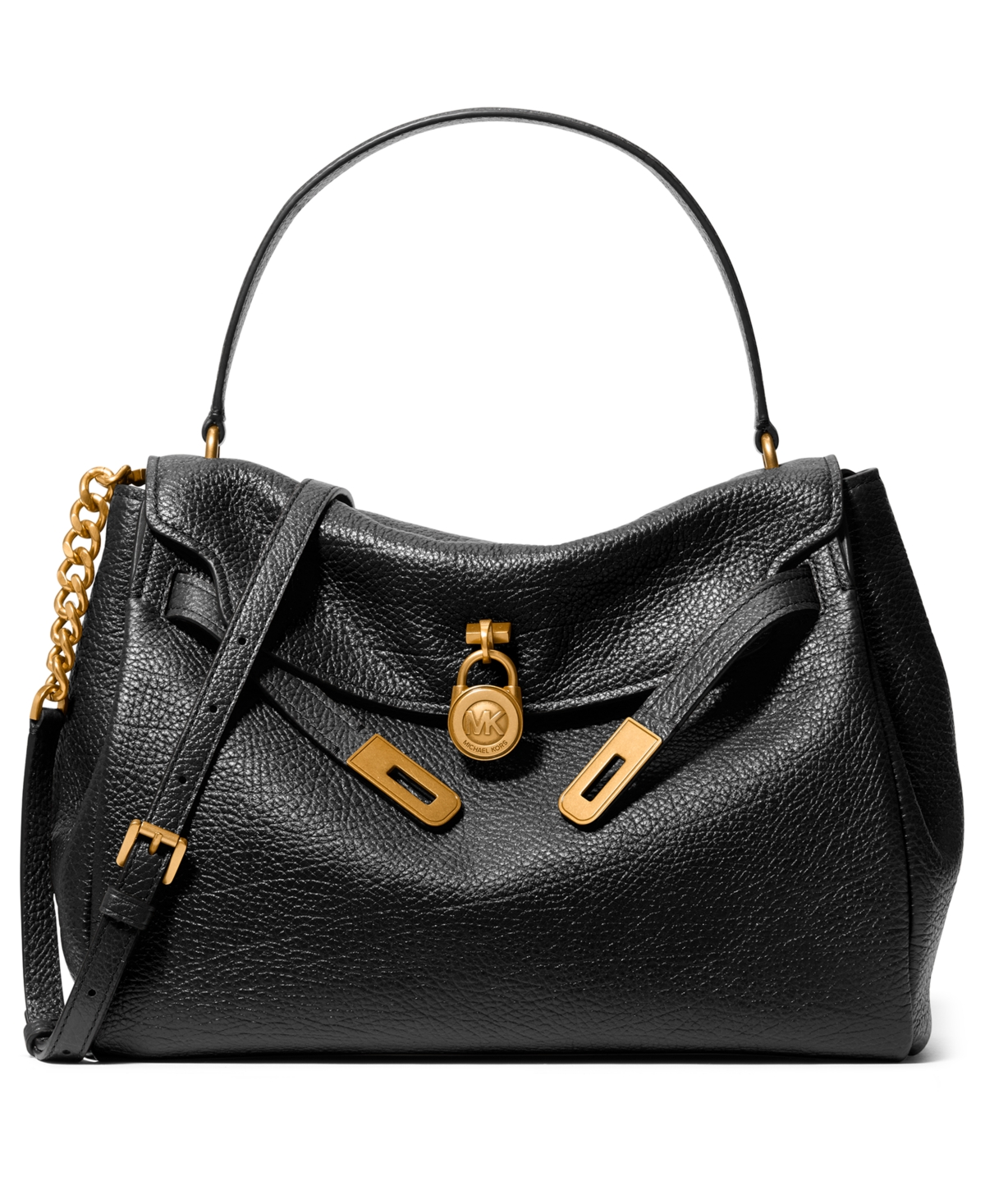Click here for Michael Michael Kors Hamilton Moderne Flap Top Han... prices