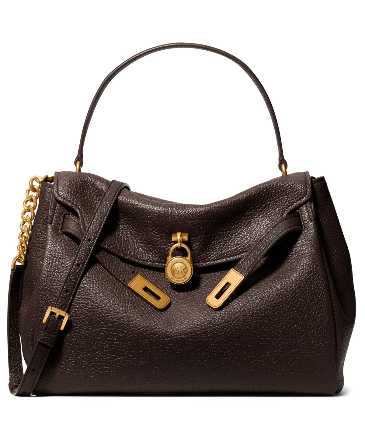 Click here for Michael Michael Kors Hamilton Moderne Flap Top Han... prices