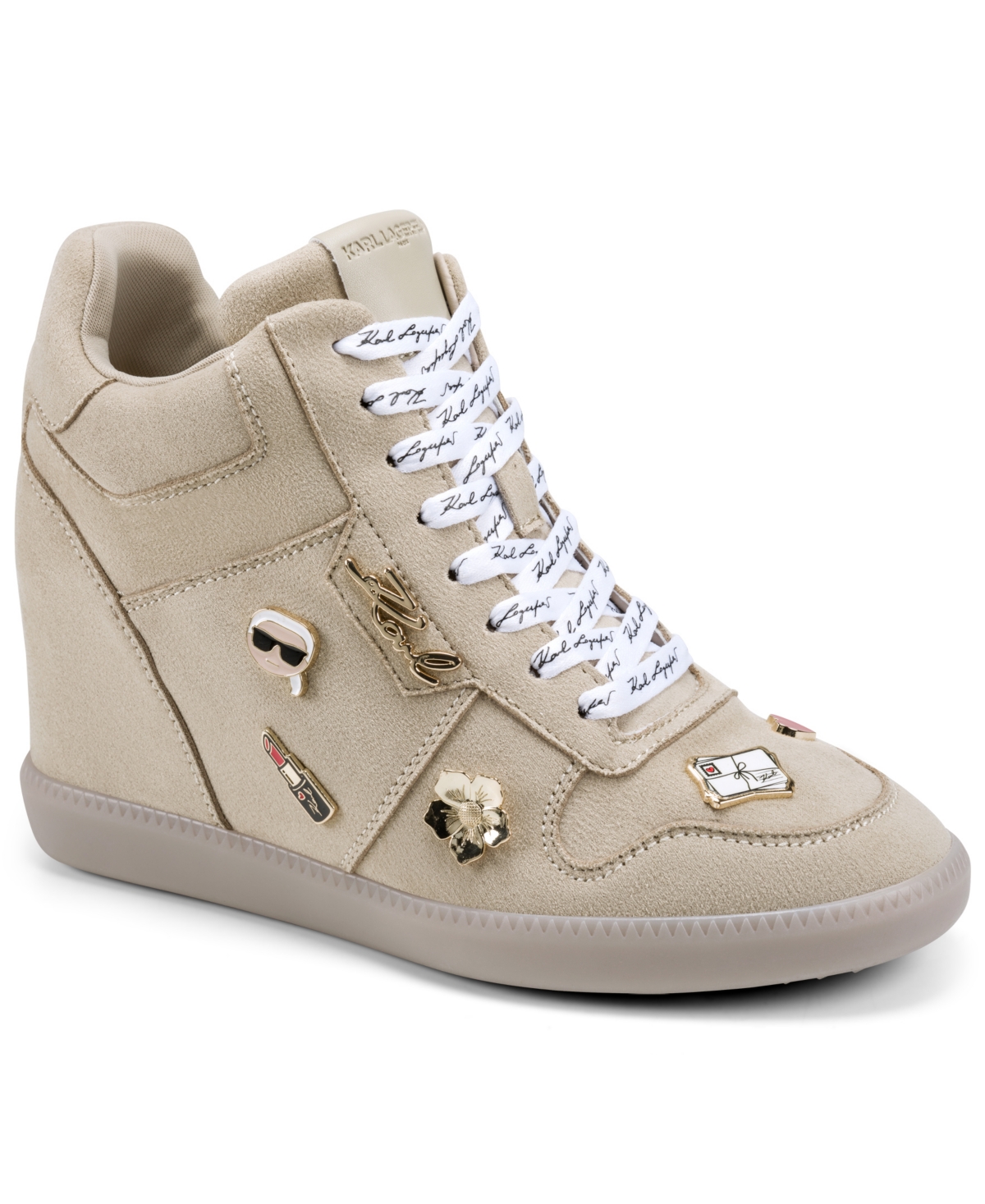 Click here for Karl Lagerfeld Paris Womens Spirea Wedge Sneakers... prices