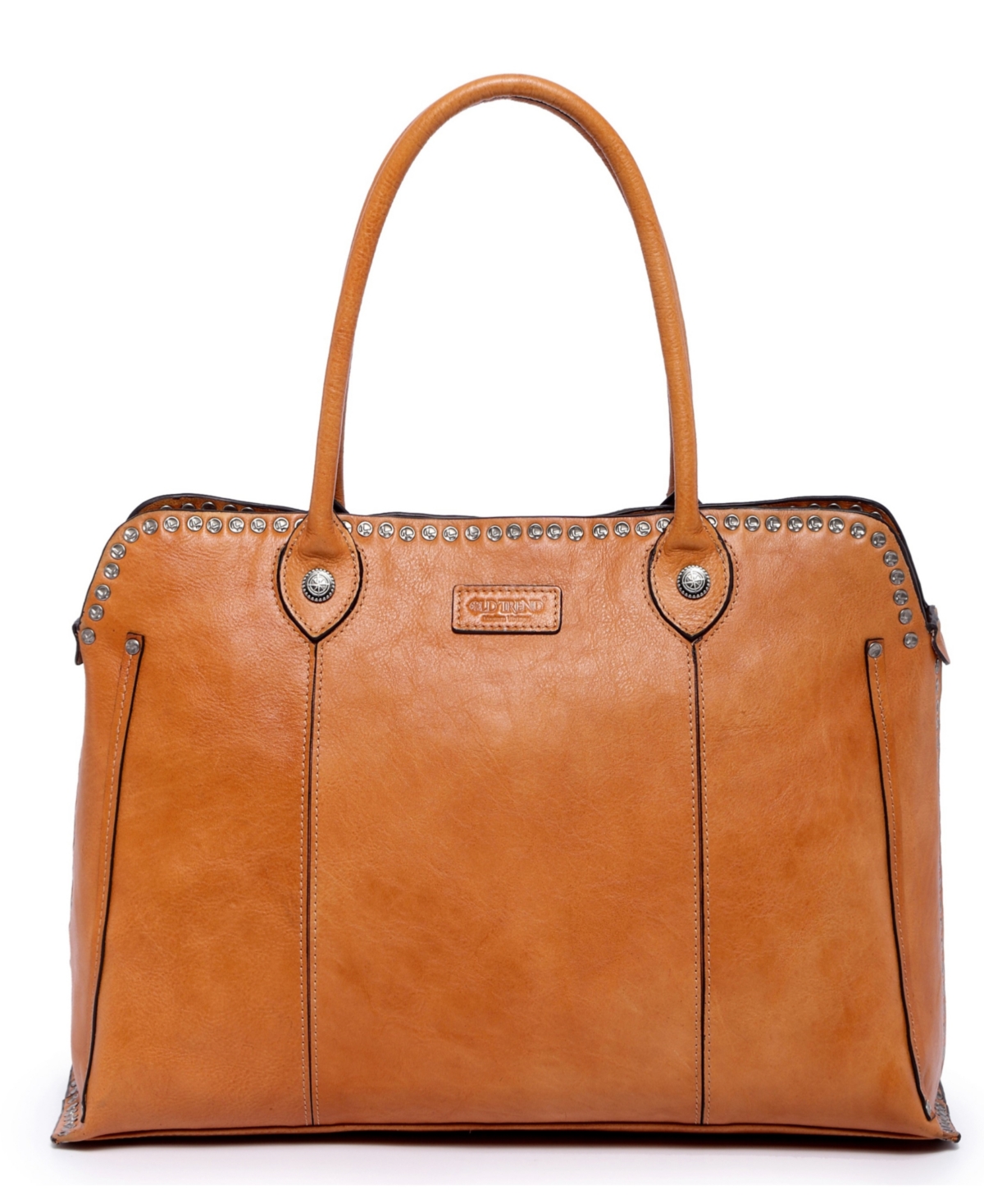 Click here for Old Trend Womens Genuine Leather Soul Stud Satchel... prices