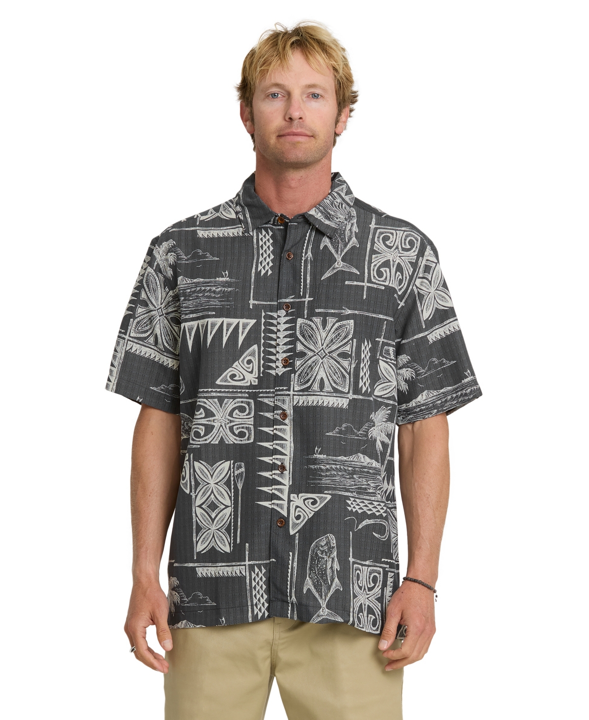 Click here for Quiksilver Waterman Mens Regular-Fit Print Shirt -... prices