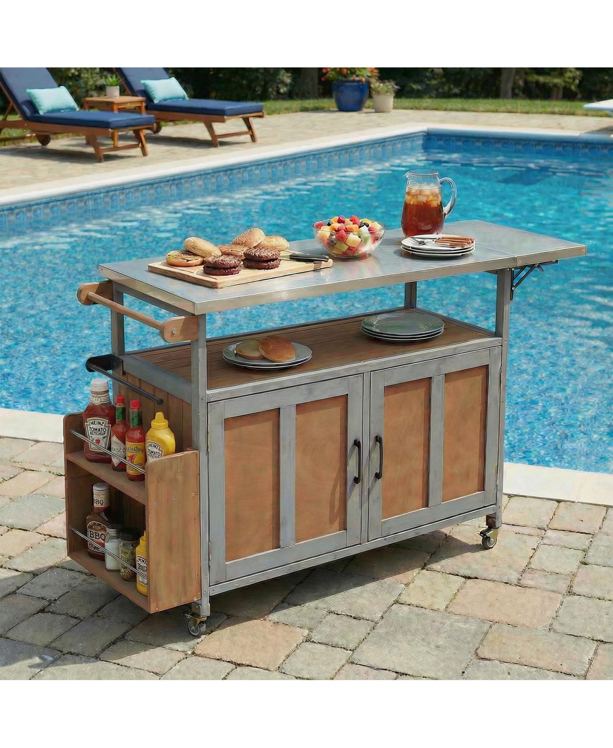 Click here for Streamdale Furniture Portable Outdoor Kitchen Isla... prices