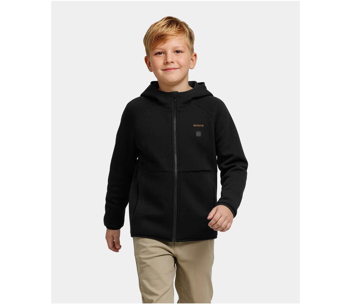 Click here for ororo Kids Unisex S To Xl 4-Zone Heated Fleece Hoo... prices