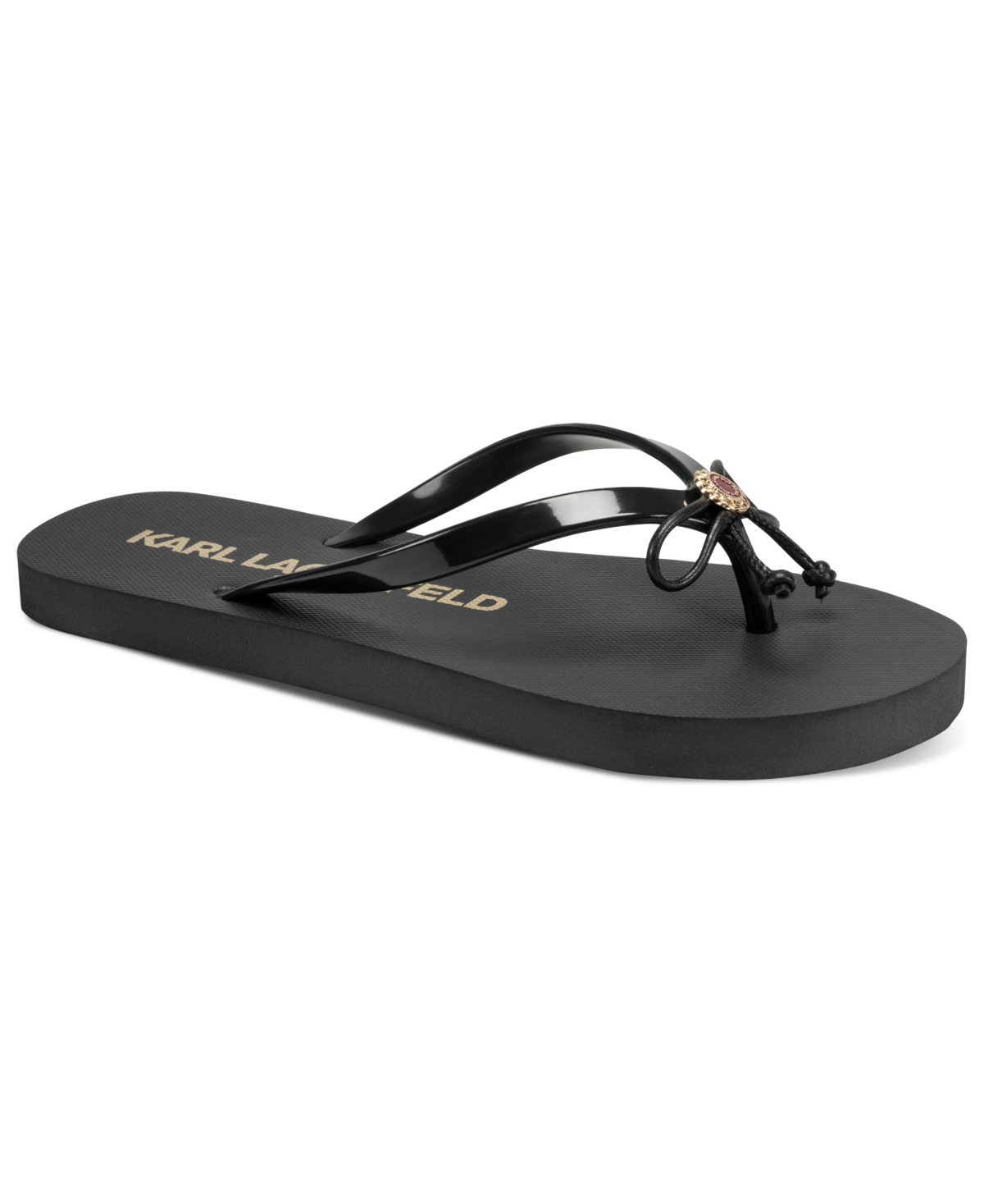 Click here for Karl Lagerfeld Paris Womens Zeni Slip-On Flip Flop... prices