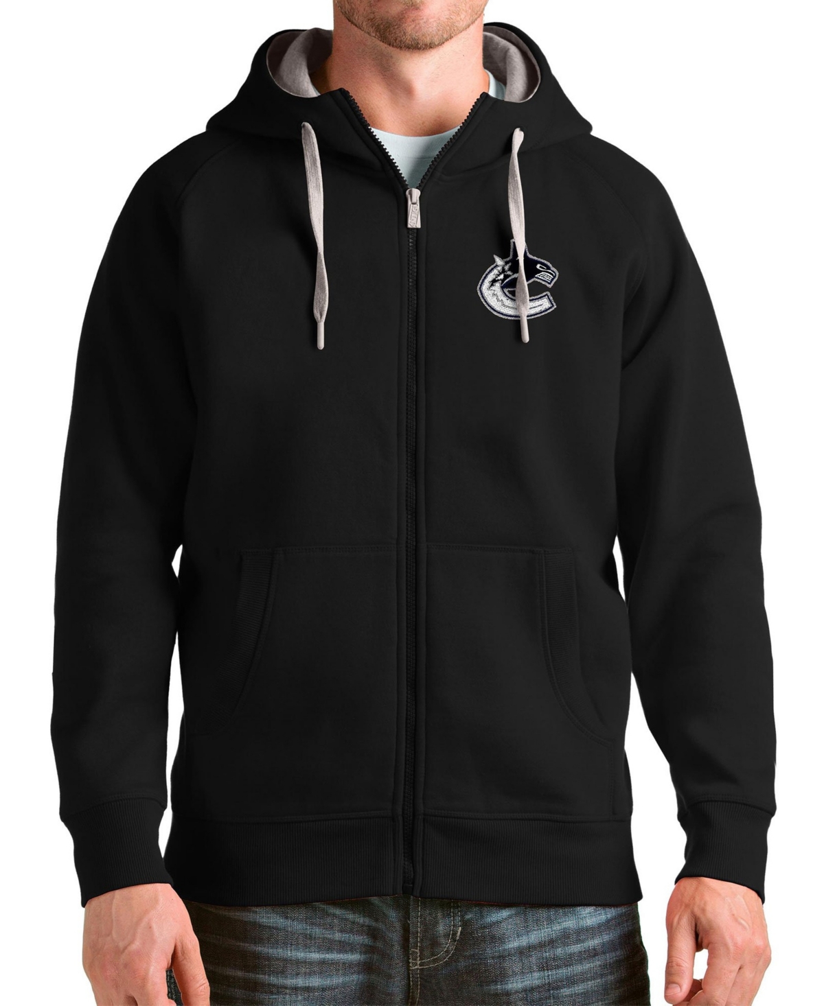 Click here for Antigua Mens Black Vancouver Canucks Logo Victory... prices