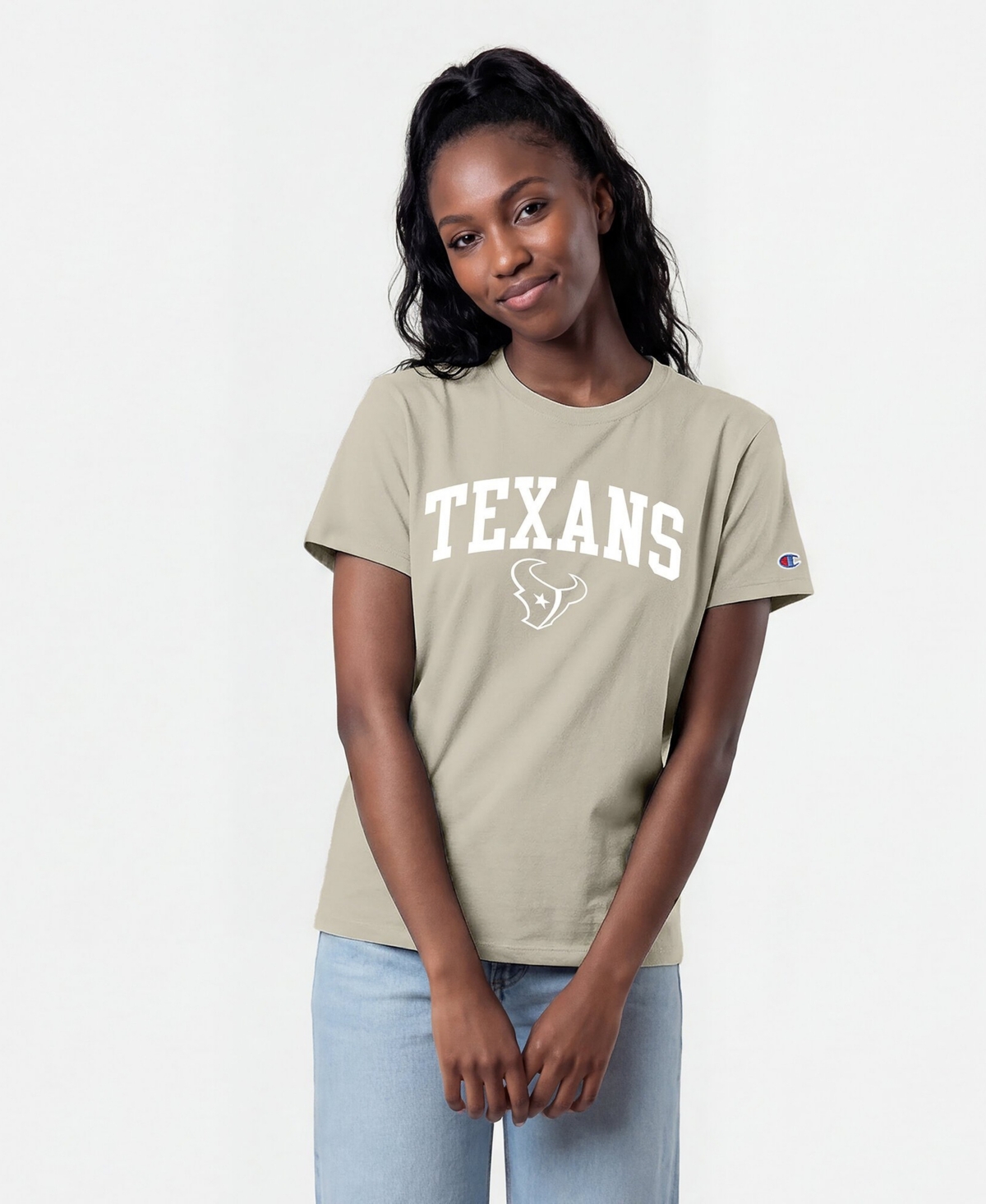 Click here for Champion Womens Houston Texans Cocoa Butter Crewne... prices