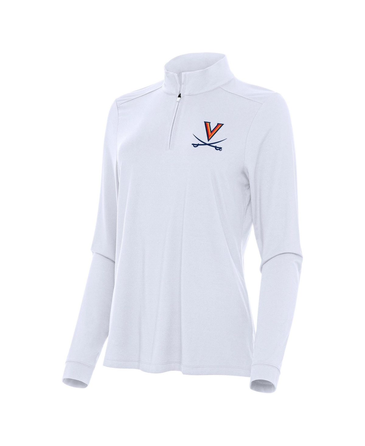 Click here for Antigua Womens White Virginia Cavaliers Intent Qua... prices