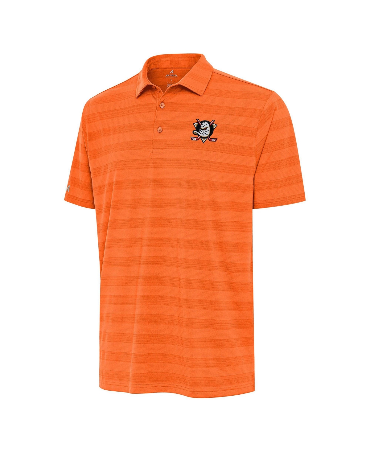 Click here for Antigua Mens Orange Anaheim Ducks Tunnel Polo Shir... prices