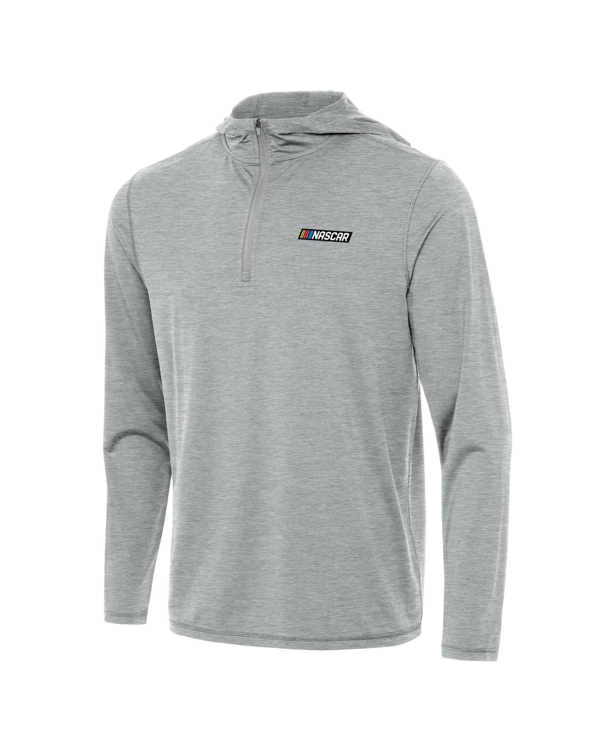 Click here for Antigua Mens Heather Gray Nascar Tidy Quarter-Zip... prices