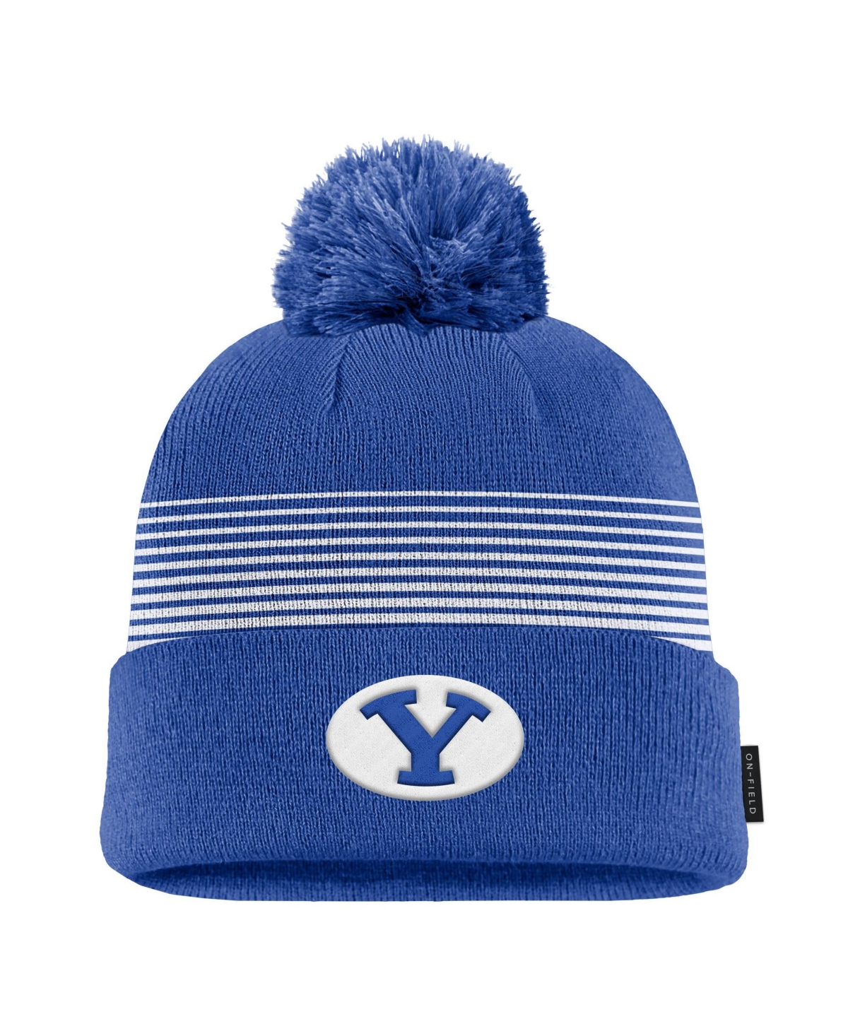 Click here for Nike Mens Royal Byu Cougars 2026 On-Field Peak Cuf... prices