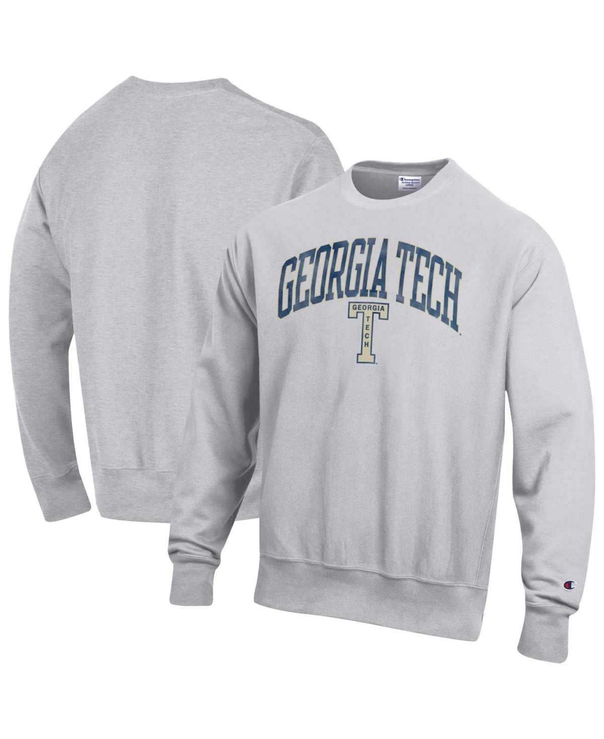 Click here for Champion Mens Gray Georgia Tech Yellow Jackets Dis... prices