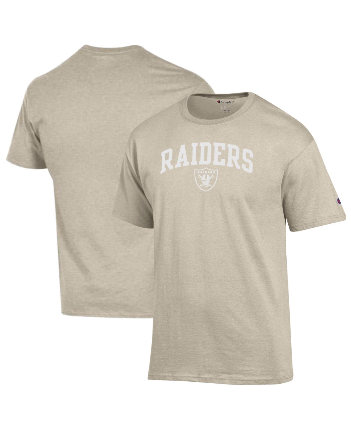 Click here for Champion Mens Oatmeal Las Vegas Raiders Jersey T-S... prices