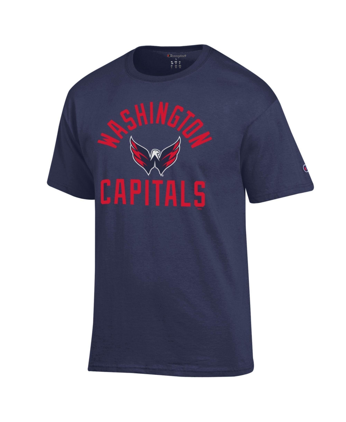 Click here for Champion Mens Navy Washington Capitals Primary Log... prices