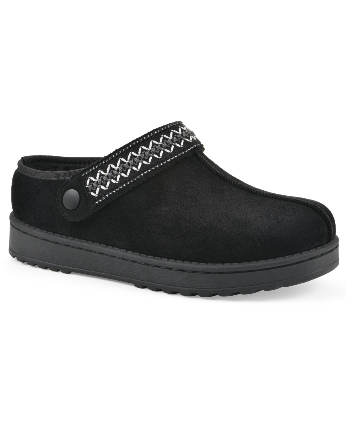 Click here for White Mountain Womens Incast Faux Fur-Lined Clogs... prices