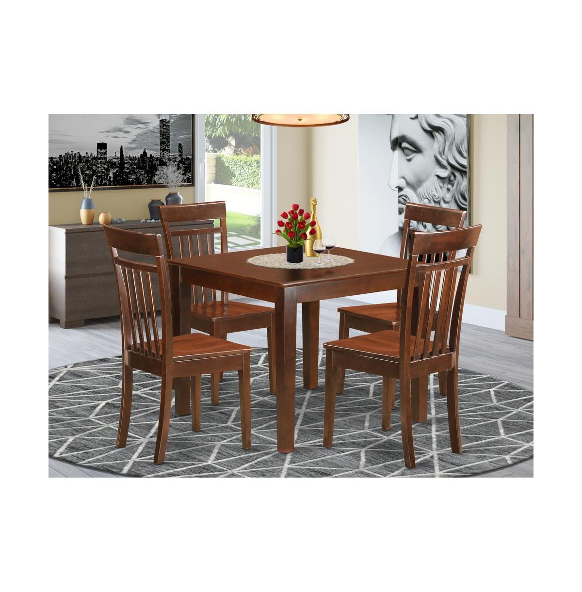 Click here for East West Furniture Small Kitchen Table set with a... prices