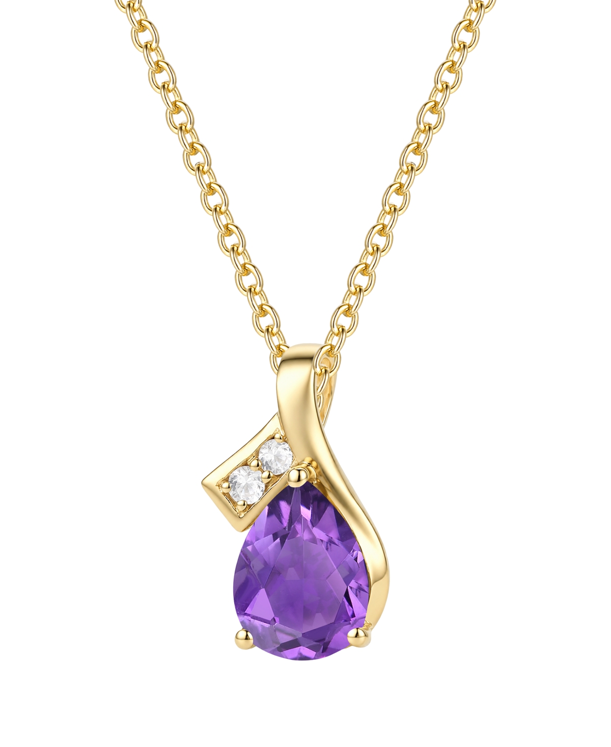 Click here for Amethyst (1 ct. t.w.) & Diamond Accent (0.04 ct. t... prices