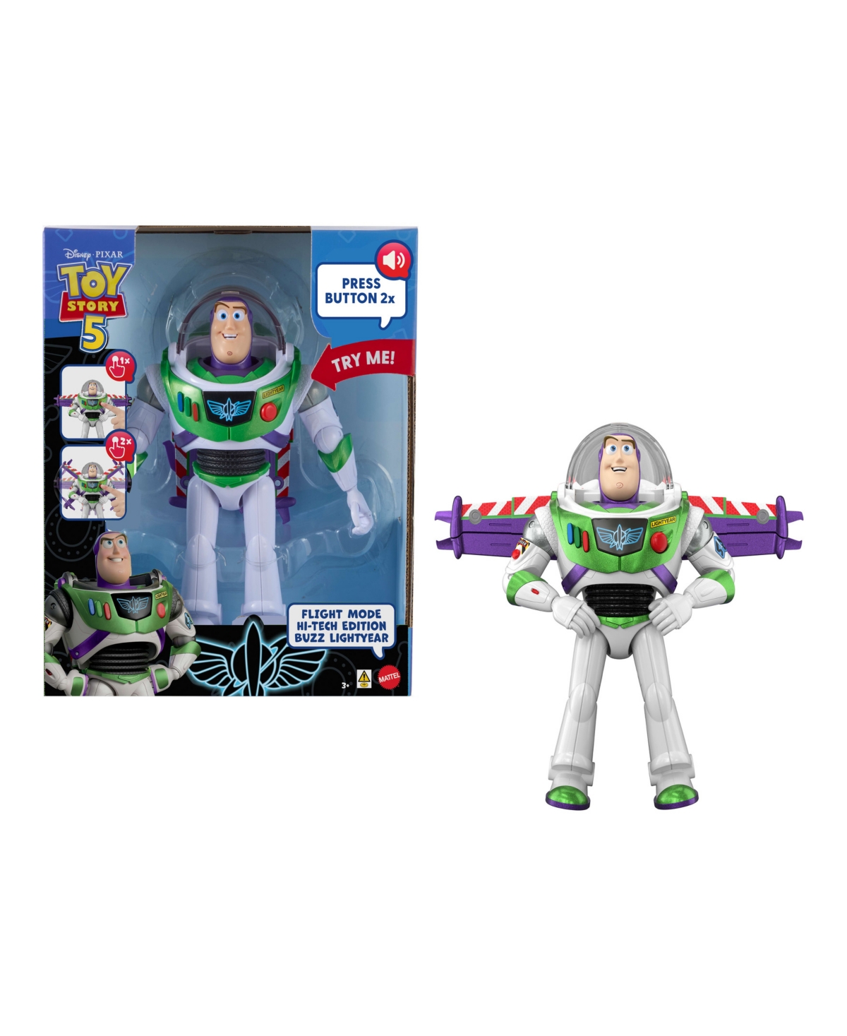 Click here for Toy Story Buzz Lightyear Flight Mode Hi-Tech Editi... prices