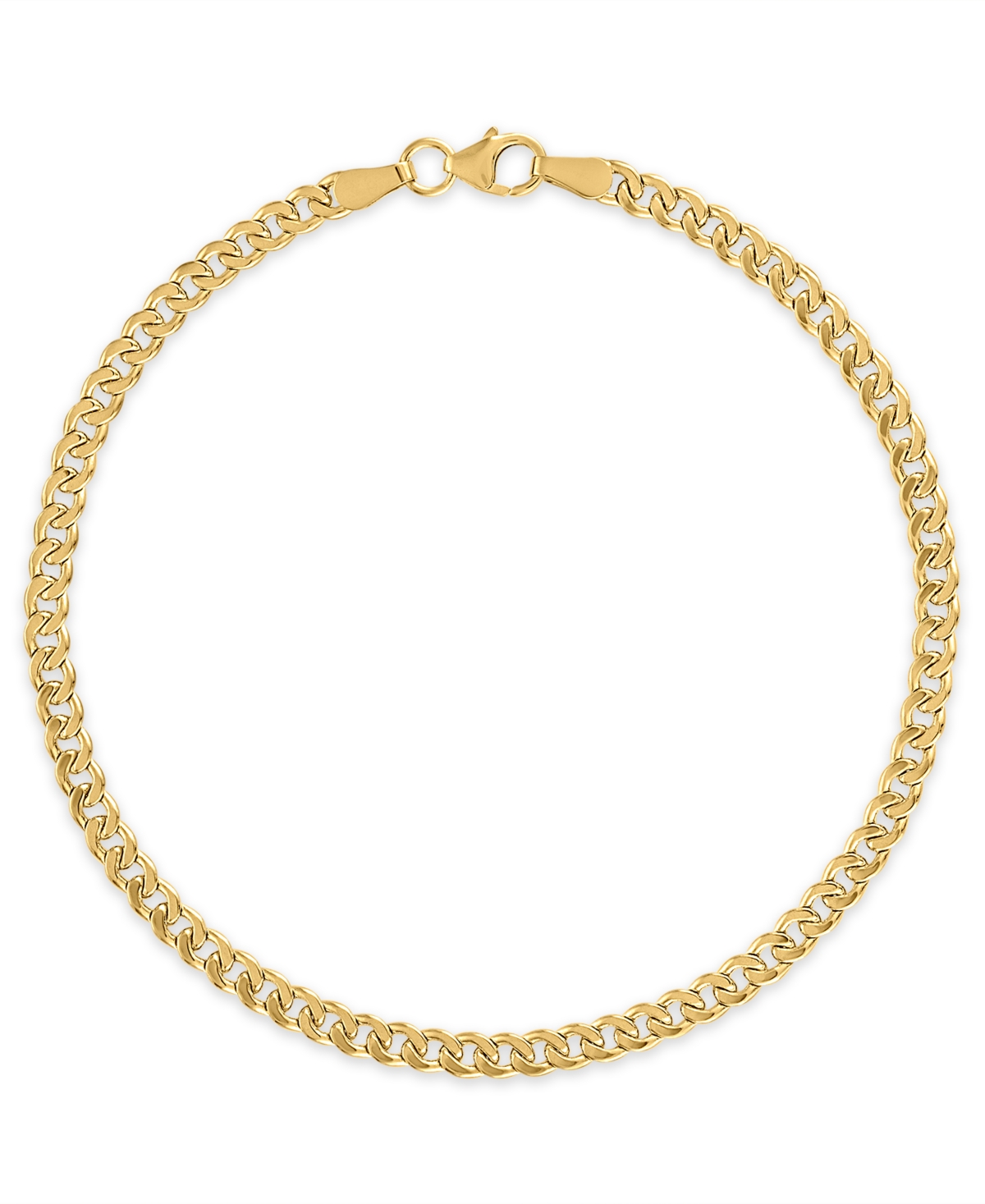 Click here for Macys Double-Sided Cuban Chain 8.5 Bracelet in 10k... prices
