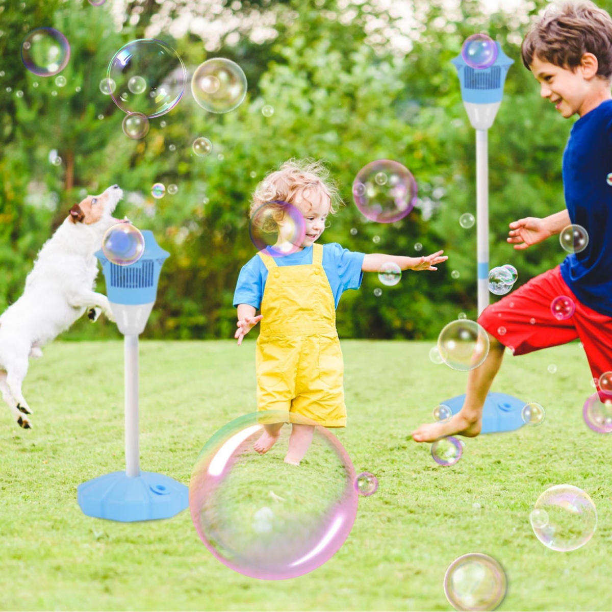 Click here for Zeny 2Pc 3 In 1 Standing Bubble Machines with Colo... prices