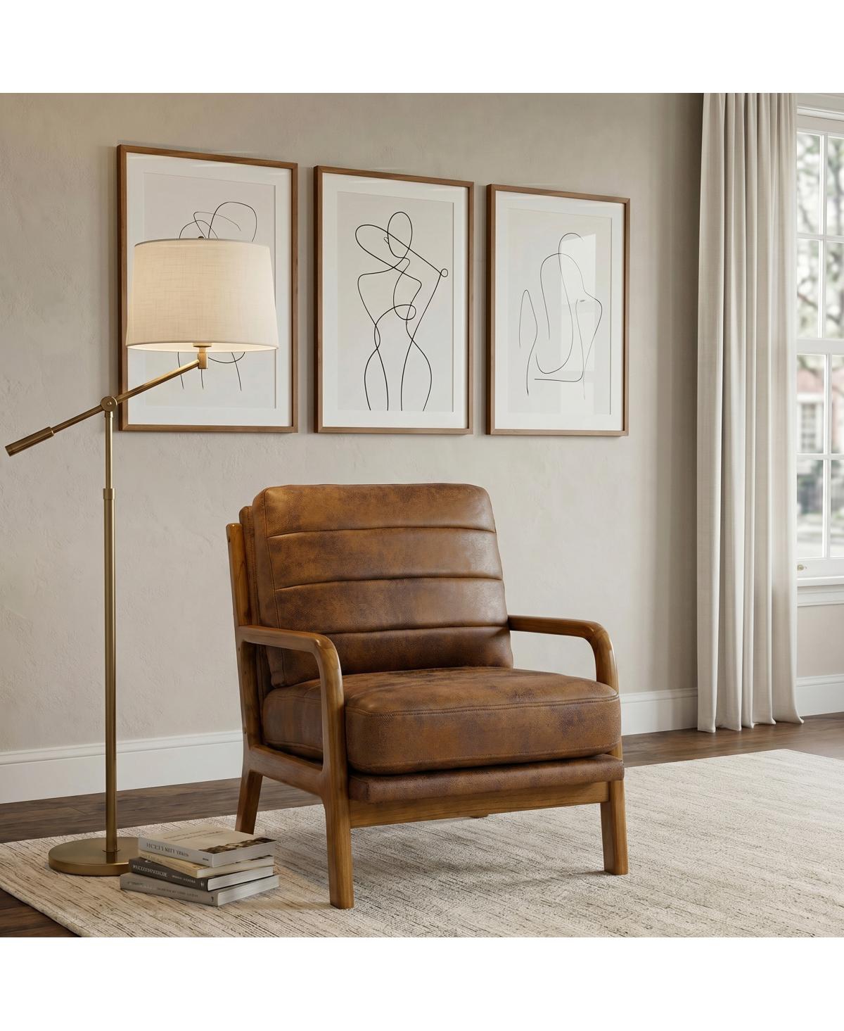 Click here for Streamdale Furniture Solid Wood Accent Chair with... prices