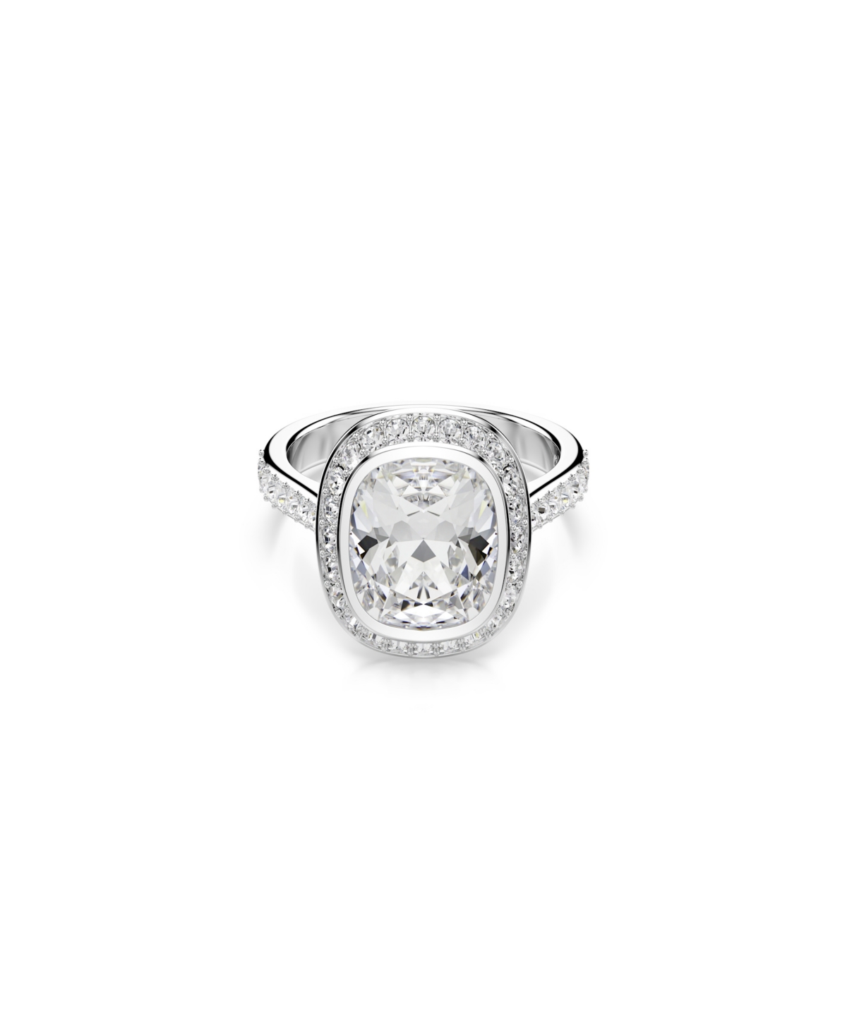 Click here for Swarovski Sterling Silver-Plated White Crystals Ri... prices