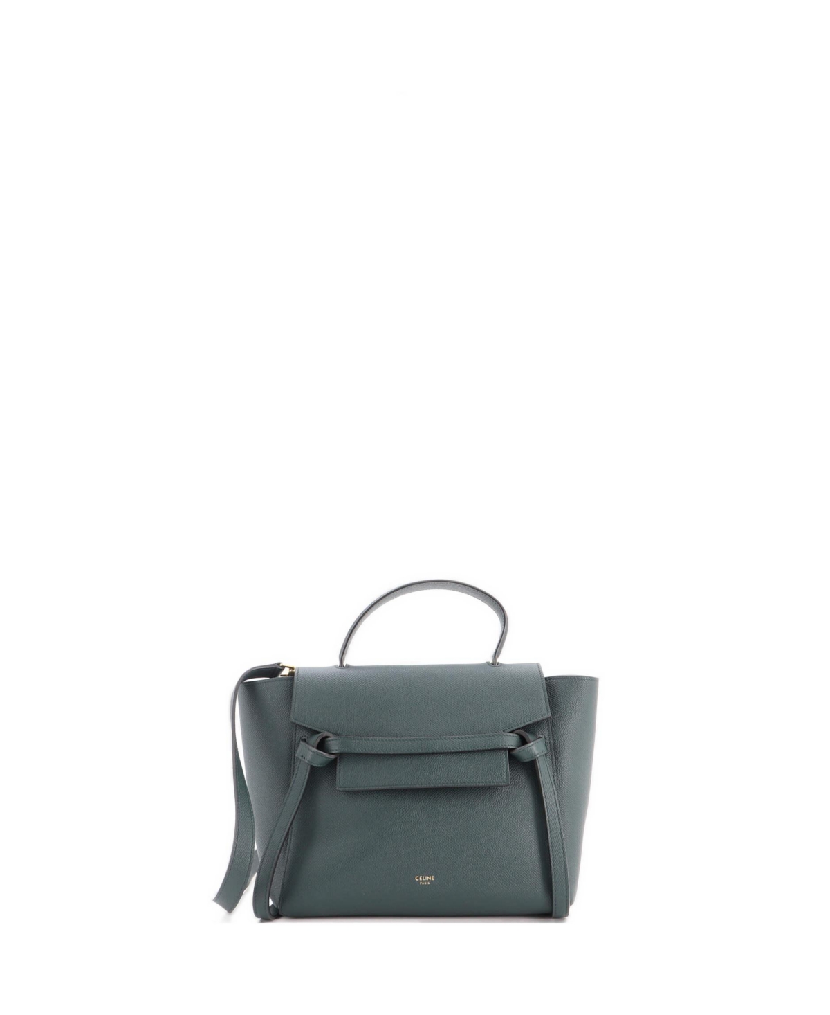Click here for Pre-Owned Celine Micro Belt Bag Textured Leather -... prices
