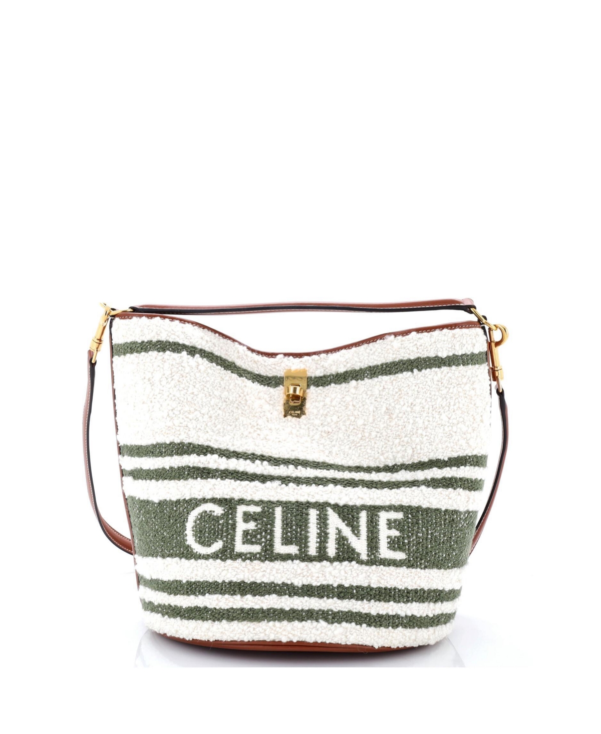 Click here for Pre-Owned Celine Plein Soleil Bucket 16 Bag Canvas... prices